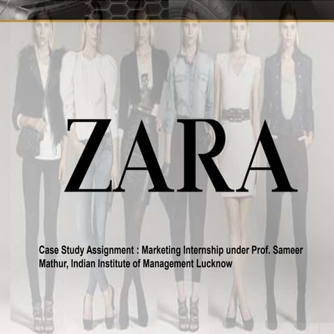 Operations management in apparel retailiing (ZARA)