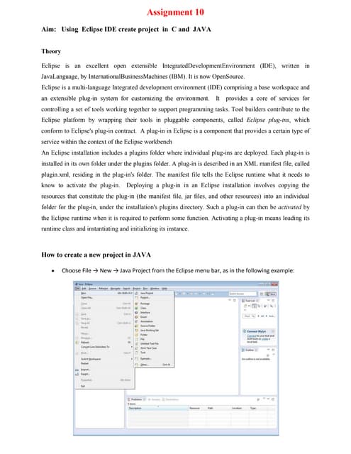 Eclipse IDE: Creating a New Project - lucox.cl Eclipse IDE: Creating a New Project - lucox.cl