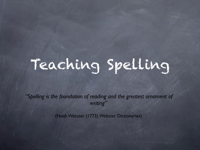 Five Stages Of Spelling Development | PPTX