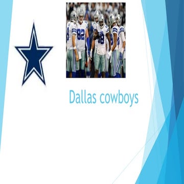 Dallas Cowboys presentation 100% | PPTX