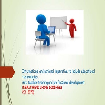Teacher training and development | PPTX