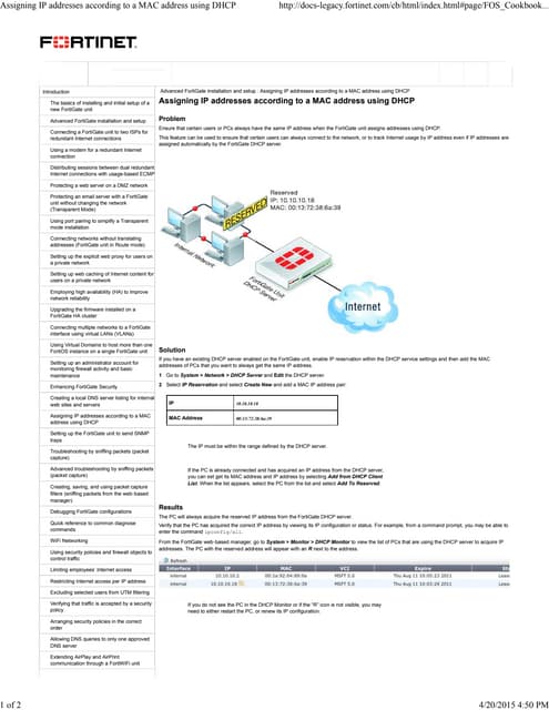 FortiGate Firewall HOW-TO - DMZ | PDF