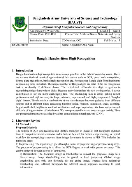 BAUST Assignment cover page .docx