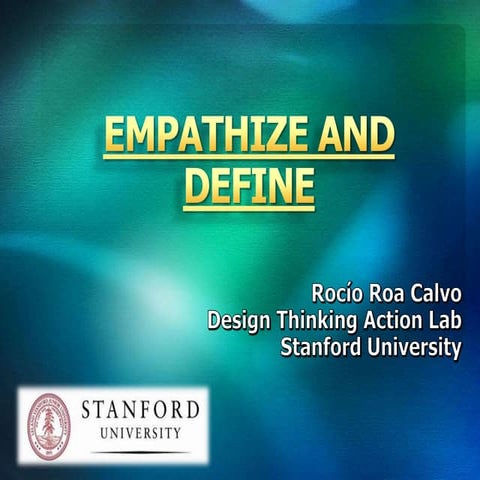 EMPATHIZE AND DEFINE MAP ASSIGNMENT | PPTX | Business Administration | Business
