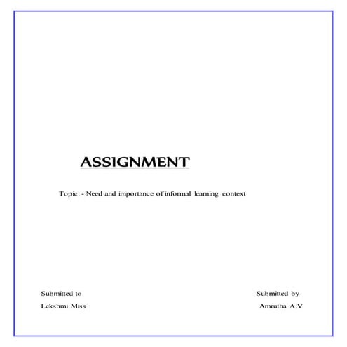 Online Assignment | DOCX