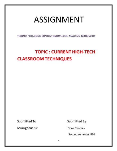 ICT in the classroom | PPTX