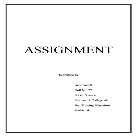 Assignment | PDF