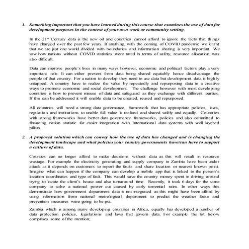 Team Europe Initiative Data Governance in Africa | PDF