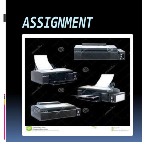 printer and its type ppt pdf computer file | PPT