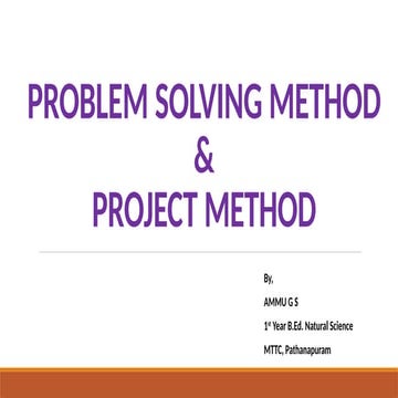 Problem Solving Method & Project Method.pptx