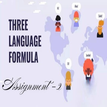 THREE LANGUAGE FORMULA (BY - KRITHIKA.S) | PPT