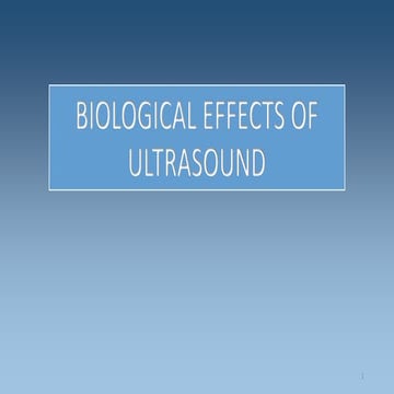 Ultrasound effects | PPTX