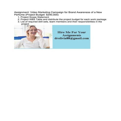 Assignment- Video Marketing Campaign for Brand Awareness of a New Per.pdf