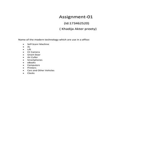 Assignment 01 | PDF