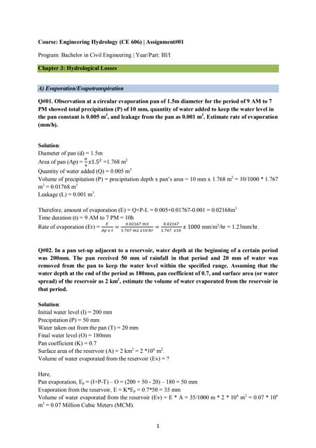 Basic Computations in Soil and water Relationship | PPT