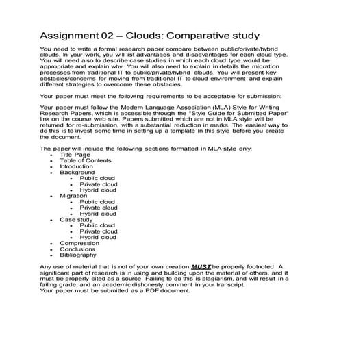 Dcn330 project-paper-rubric | DOCX