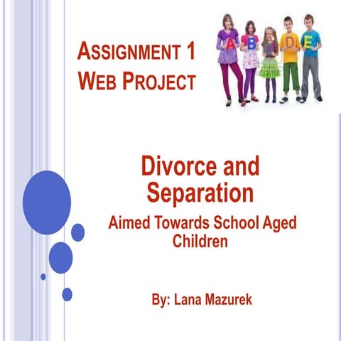 Assignment 1 Divorce and Separation | PPT