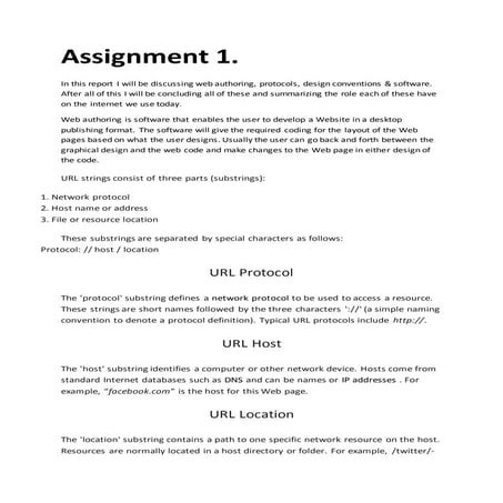 Assignment 1 | DOCX