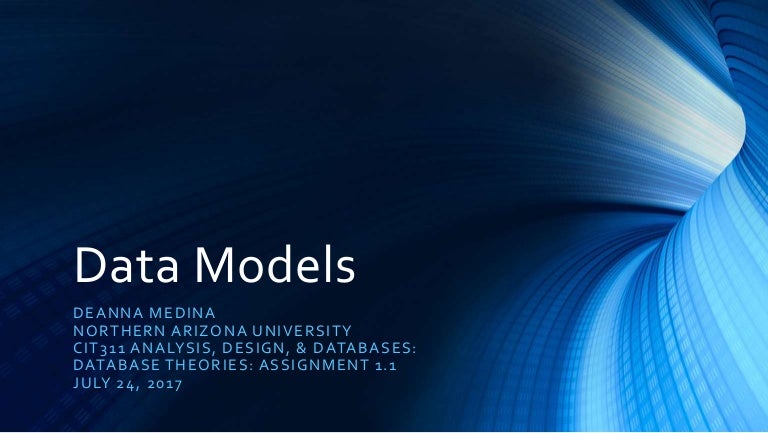 Four Types of Data Models