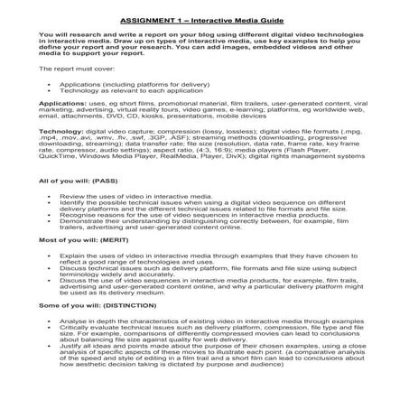 Assignment 1 -_applications_and_technology | PDF