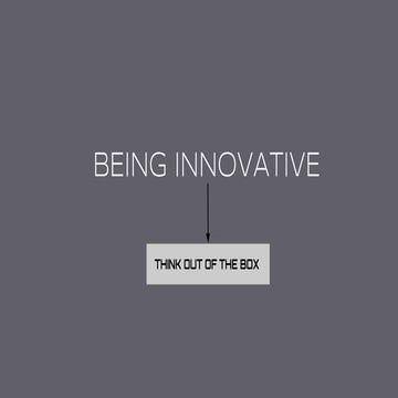 Creative , out of the box thinking | PPTX