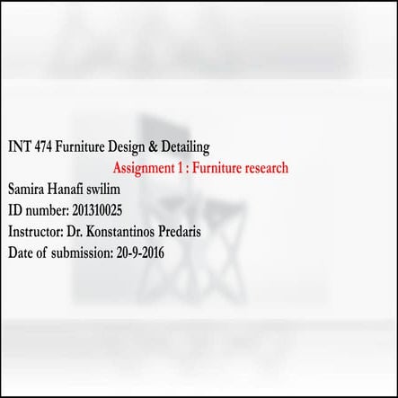 Furniture Manufacturing Process | PDF