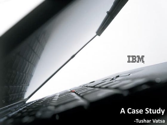 International Business Machine (IBM) | PPTX | Information Services Industry | Industries
