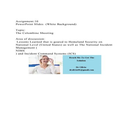 Assignment10 PowerPoint Slides (White Background)Topic .docx