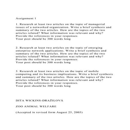 English Essay- Should Animals Be Kept In Zoos? | DOCX