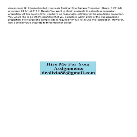 Assignment 12 Introduction to Hypothesis Testing One Sampl.pdf