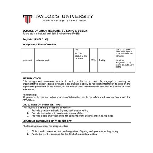 English Assignment 1 | DOC