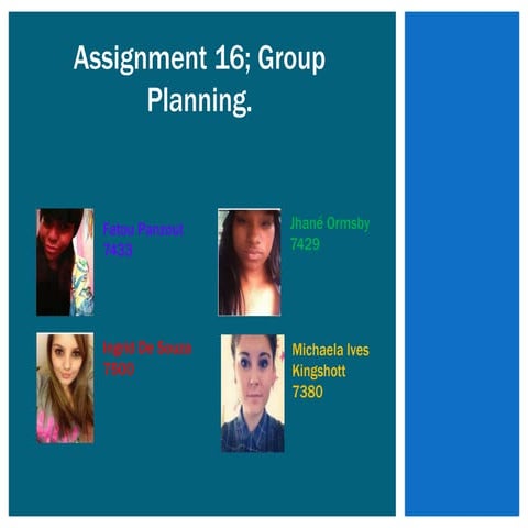 Assignment 16 | PPT