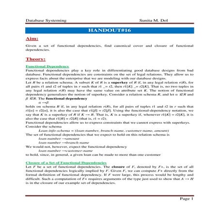 Assignment#16 | PDF | Databases | Computer Software and Applications