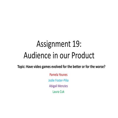 Final draft planning storyboard and timeline | PPTX