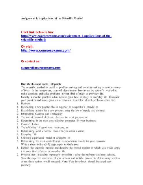 03 the scientific method | PPT