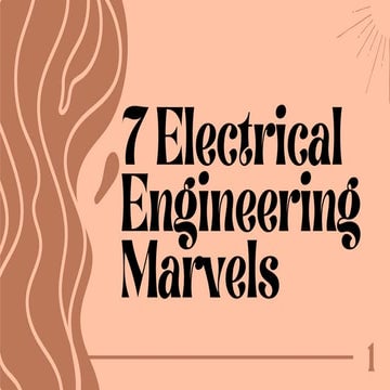 7 Electrical Engineering Marvels | PDF