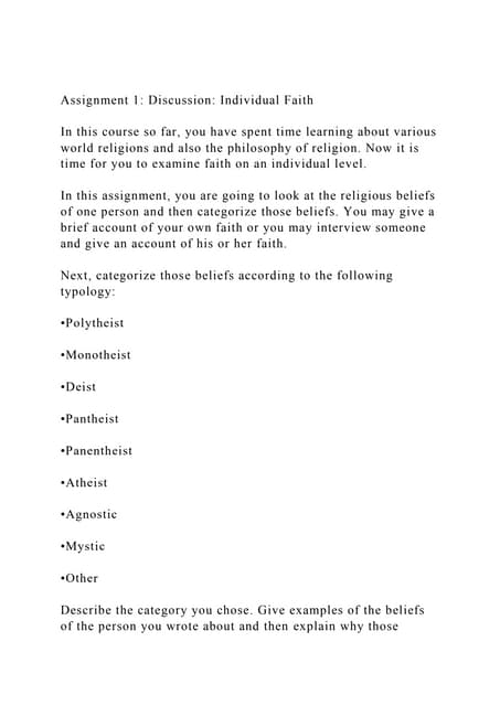 PERFORMANCE TASKS IN INTRODUCTION TO WORLD RELIGION AND BELIEF SYSTEMS ...