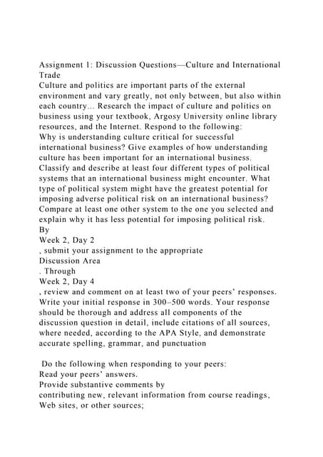 Assignment 2 Cross-cultural CommunicationDo the following for thi.docx