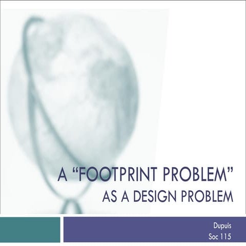 Footprintproblem | PPT