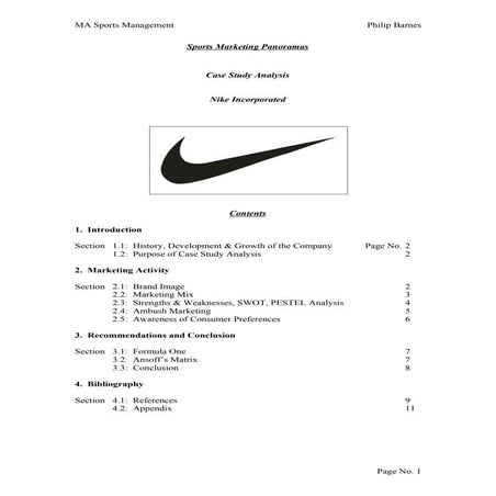 Nike Marketing Analysis | DOC