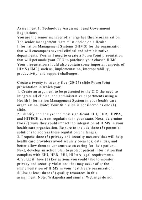 Assignment 2 Healthcare Informatics and System BreachesYou ar.docx