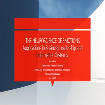 ASSIGNMENT 2-1- Exploring the Intersection of Neuroscience, Emotions ...