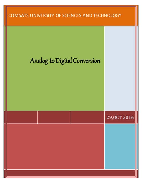 Analog and digital signals | PPTX | Computer Networking | Computing