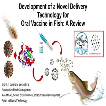 New technology for fish oral vaccine - A review of a published article ...