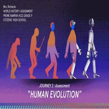 Human Evolution and Development | PPT
