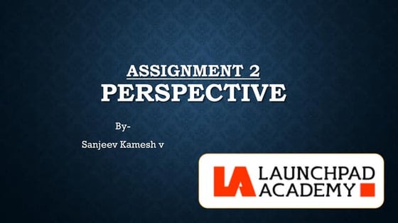 Drawing 2 point perspective - step by step guide | PPTX