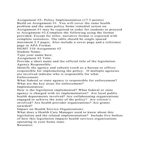Assignment #2- Policy Implementation (17.5 points)Build on Assig.docx