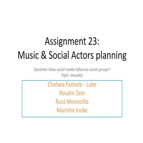 Assignment 23 | PPT