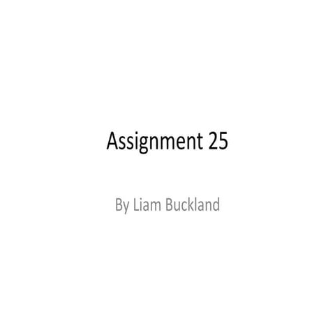 Assignment 34 | PPTX