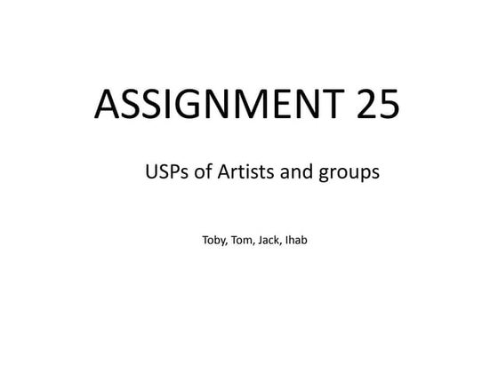 Assignment 42 | PPT